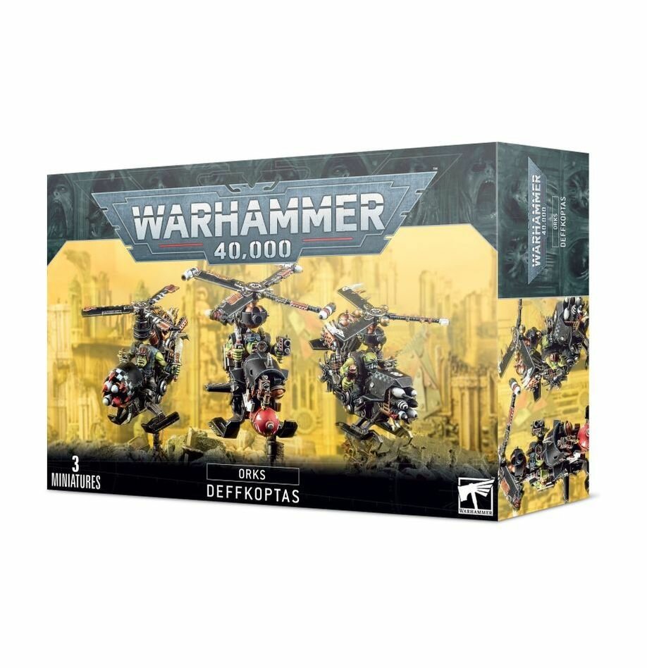 Набор миниатюр для настольной игры Warhammer 40000 - Orks: Deffkoptas