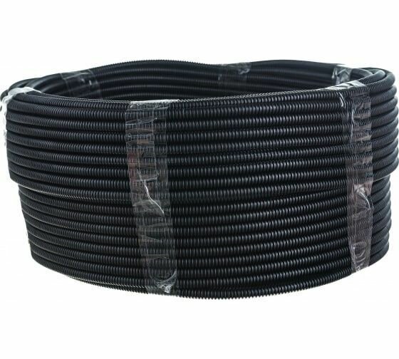 Автомобильная гофрированная труба REXANT ПП d 4,7 мм, разрезная бухта 50 м/уп. 16-1048