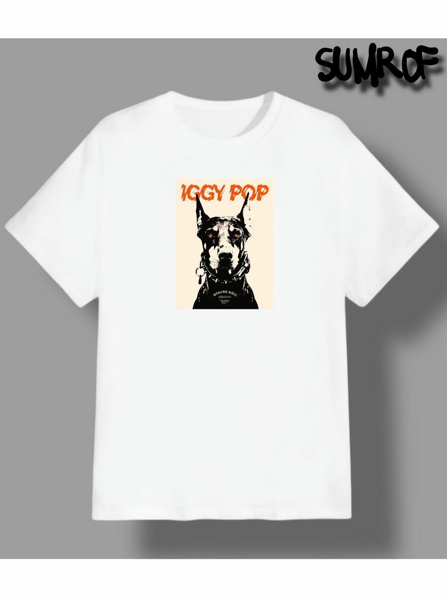 Футболка собака доберман