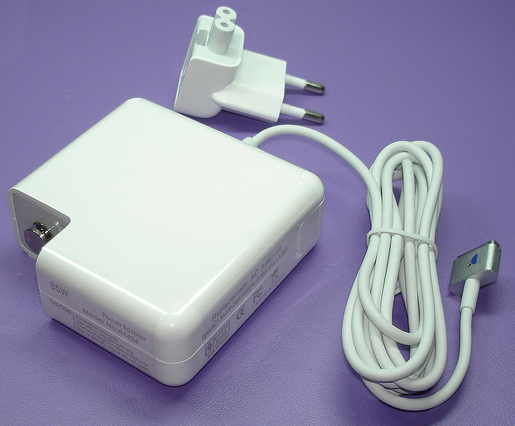 Зарядка для ноутбука Apple 20V 4.25A 85W MagSafe2 (A1398 A1424 A1222 A1290 A1343), OEM
