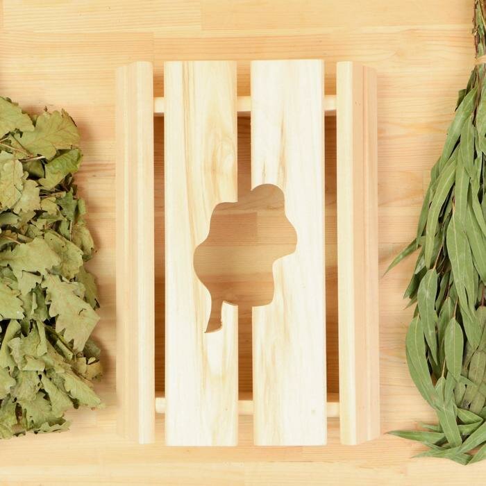 Абажур для бани и сауны «Дубок», деревянный, настенный, «Добропаровъ»