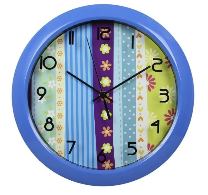 Часы настенные Бюрократ WallC-R16P, круглые d 30.4 см, пластик.