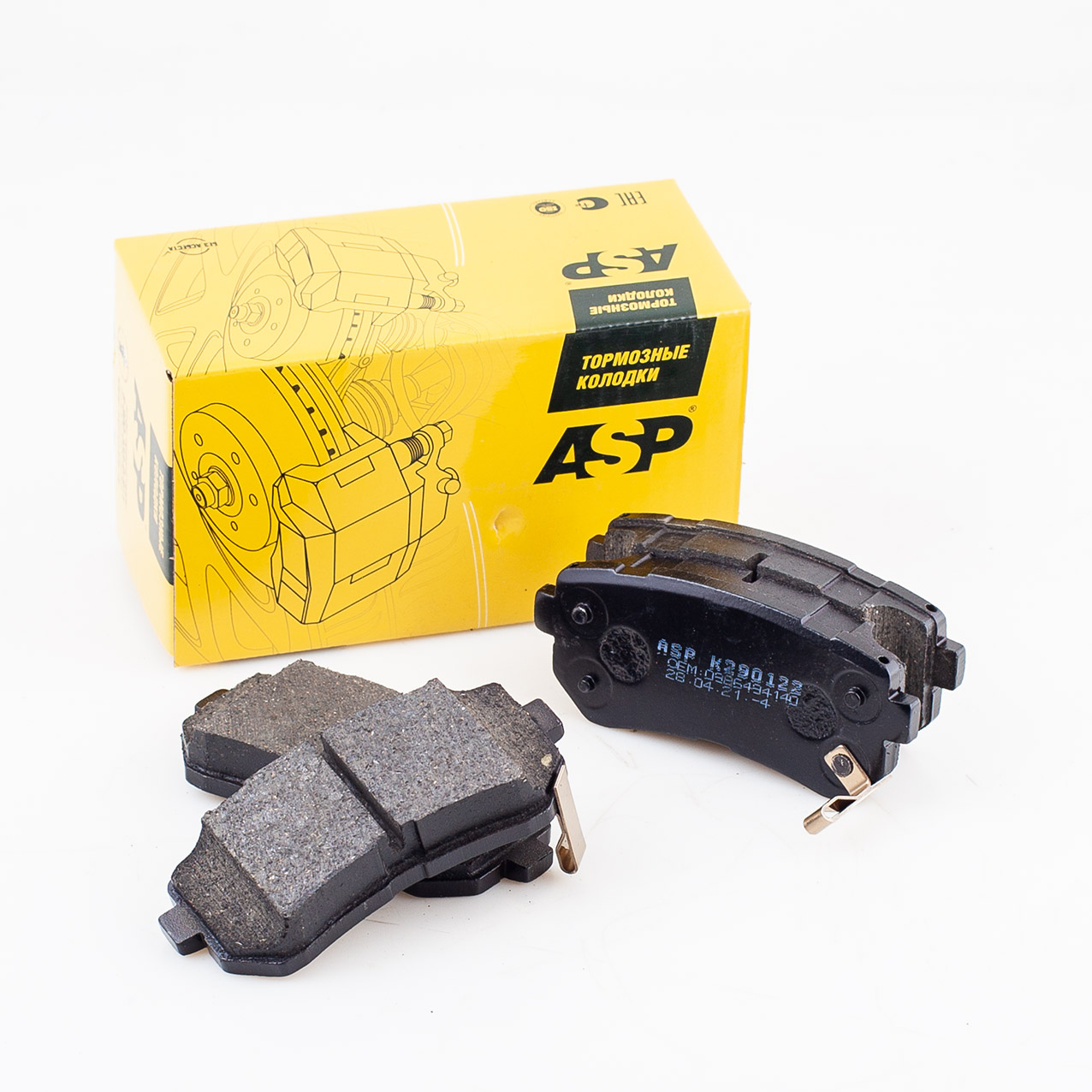 ASP k290122 (K290122_A0P) колодки тормозные задние rio06- / ceed / i20 / i30 / ix35