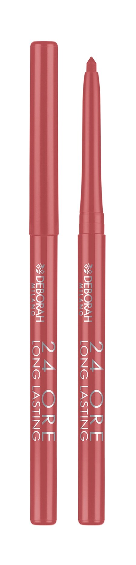 DEBORAH MILANO Карандаш для губ автоматический 24 Ore Long Lasting Lip Pencil, 0,4 г, 05 Античная роза