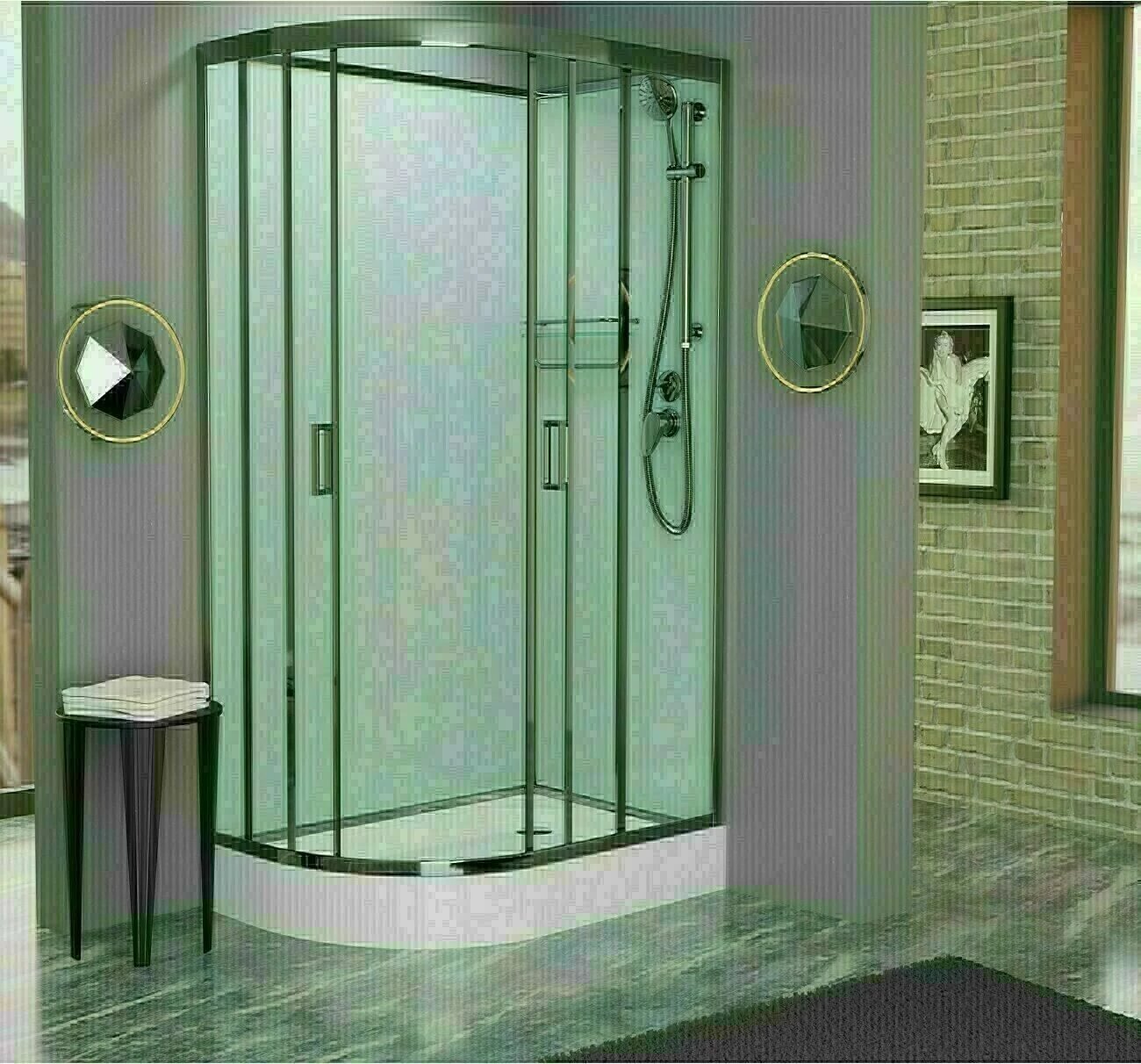 Душевая кабина Frank F412R Brilliant 120x80 без крыши 174009