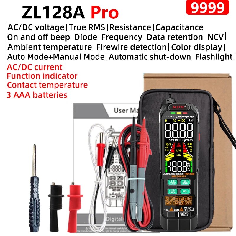PEAKMETER BSIDE Детектор напряжения ZL128A 9999 PRO