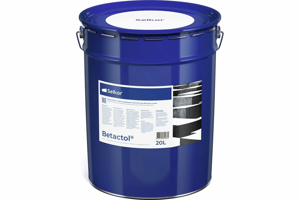 Selkor Betactol обеспыливающая пропитка для бетона 20 л 16700