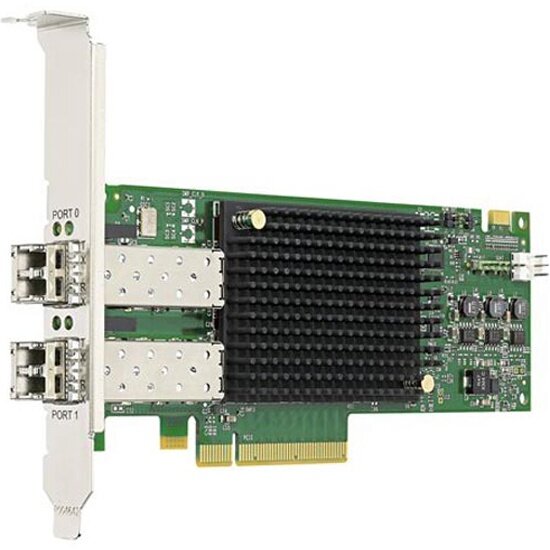 Контроллер Lsi Logic LSI Emulex LPe31002-M6 HBA 2x16GFC Short Wave Optical LC SFP+ (LPE31002-M6)