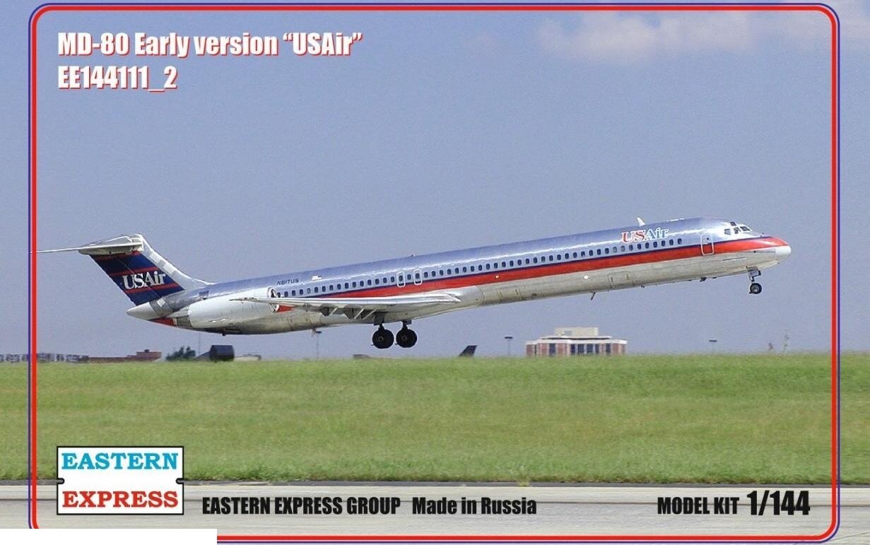 ЕЕ144111_2 Авиалайнер MD-80 ранний USAir (Limited Edision)