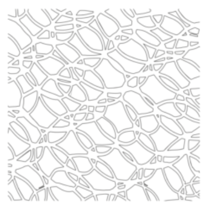 Teamprof Plex Net, гибкая сетка ПВХ декоративная, золотая