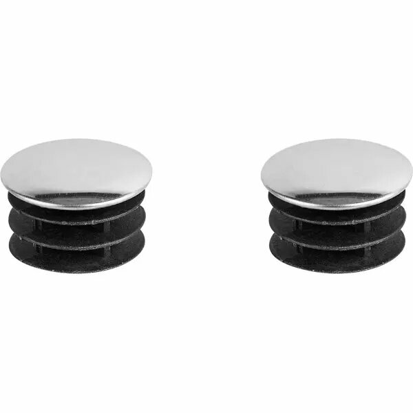 Заглушка трубы 25 хром 2 шт