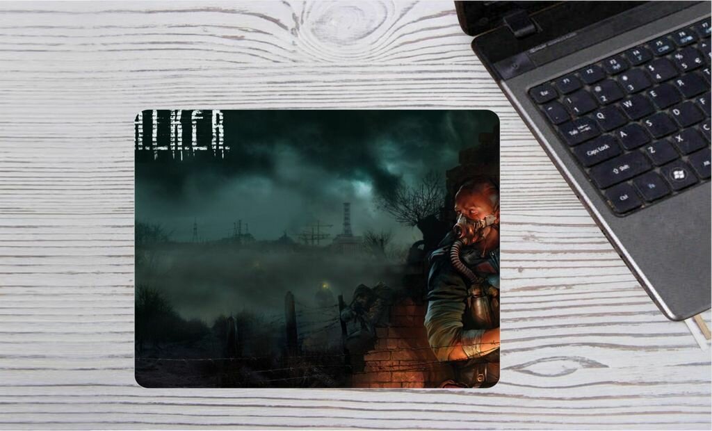 Коврик для мышки игровой 36 на 29 см GOODbrelok Stalker/ Сталкер №2