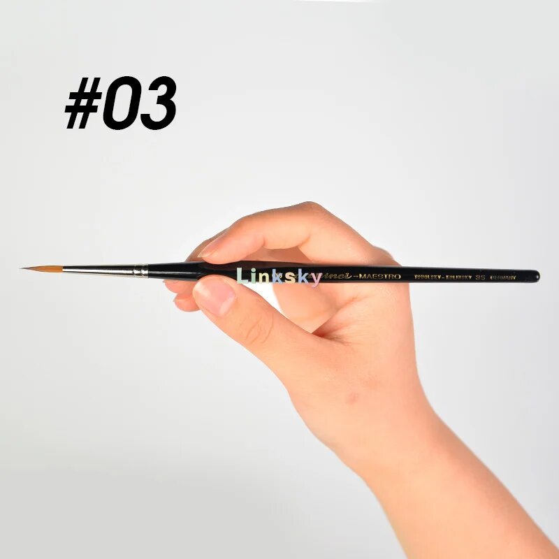 Кисть Da Vinci Watercolor Series 35 Maestro Kolinsky Red Sable 03