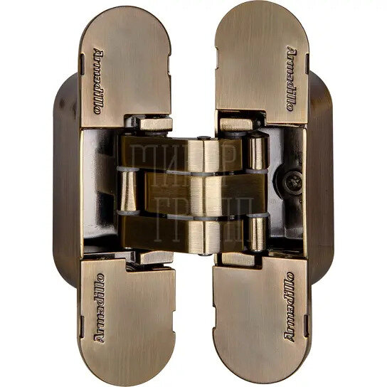 Петля скрытой установки с 3D-регулировкой Armadillo U3D4000 (9540UN3D) универсальная бронза