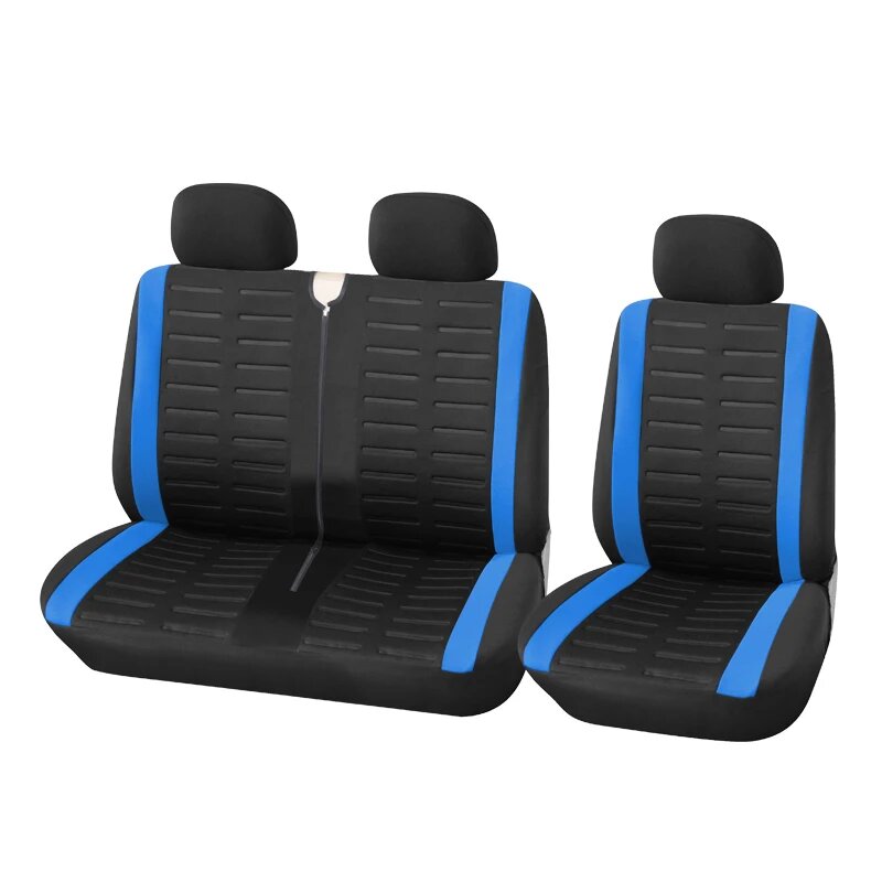 Авточехлы на сиденья BLUE, универсальные 2+1