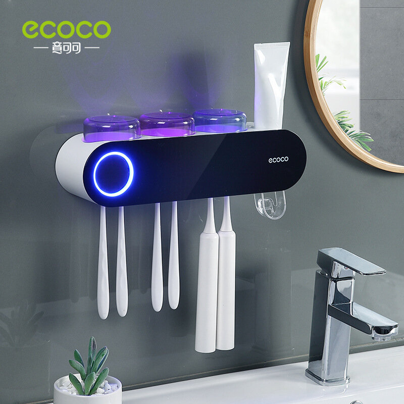Стерилизатор зубных щеток Ecoco Smart, настенный, пластик, черный