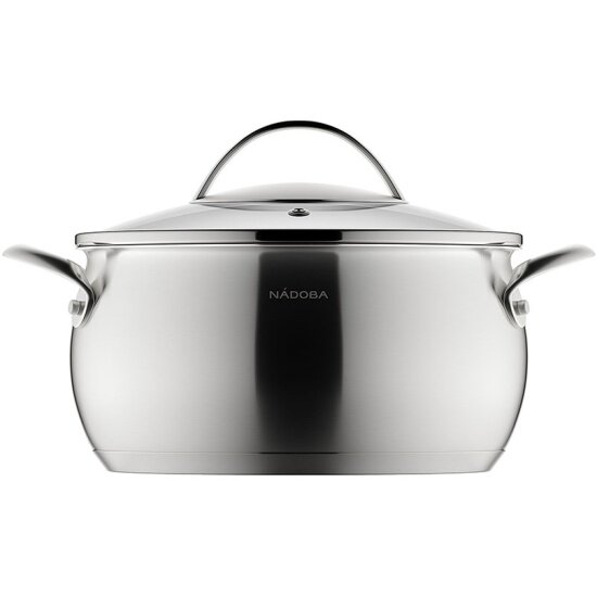Кастрюля Nadoba LINDA со стеклянной крышкой, 20 см/3,2 л (796012)
