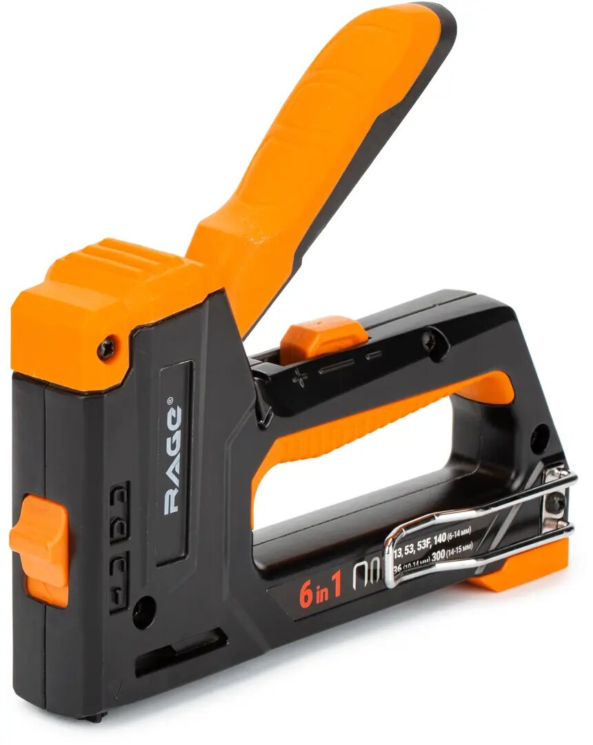 Степлер Rage 810415 тип 53/13/ 53F/140/36/300 6-14 мм