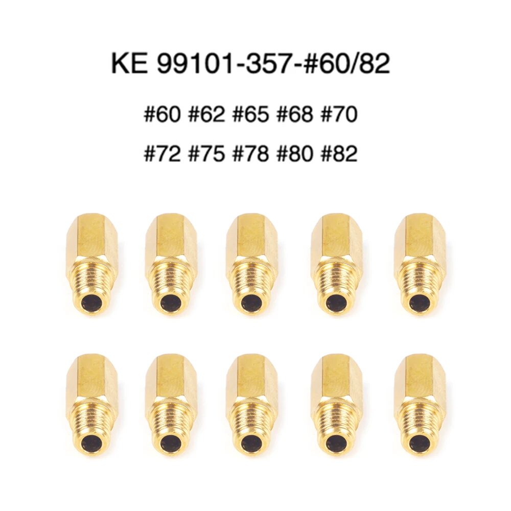 10 шт./компл. карбюратор мотоцикла M5, основные жиклеты, детали карбюратора для Keihin OKO/KOSO/PWK/BD/CRS/FCR/FCR-MAX/PD/PE/PJ/PWM, KE 99101-357 A01