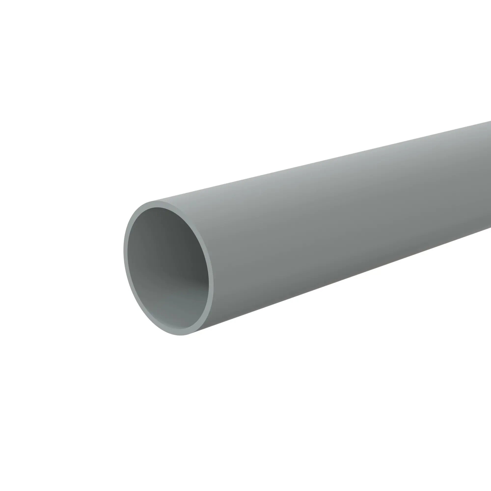 Труба Lexman ПВХ D25 мм 2 м жесткая цвет серый