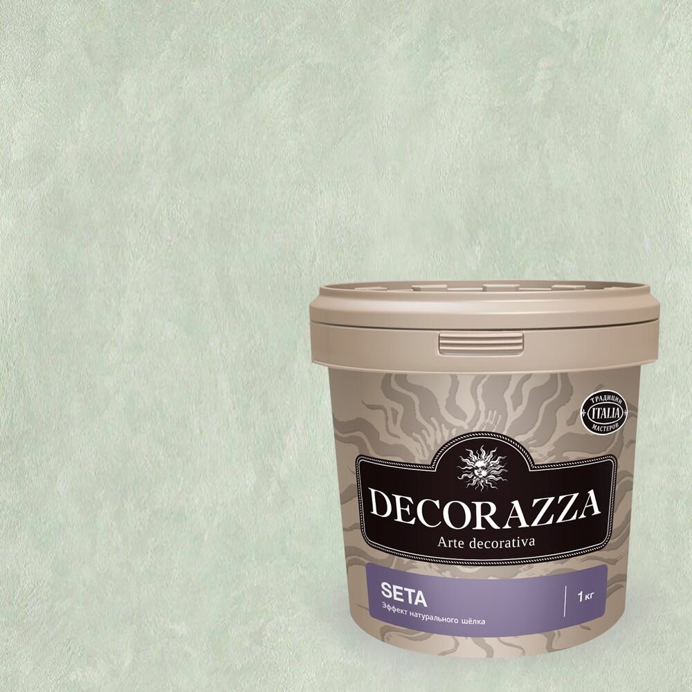 Декоративная штукатурка с эффектом натурального шелка Decorazza Seta (1кг) ST 11-45