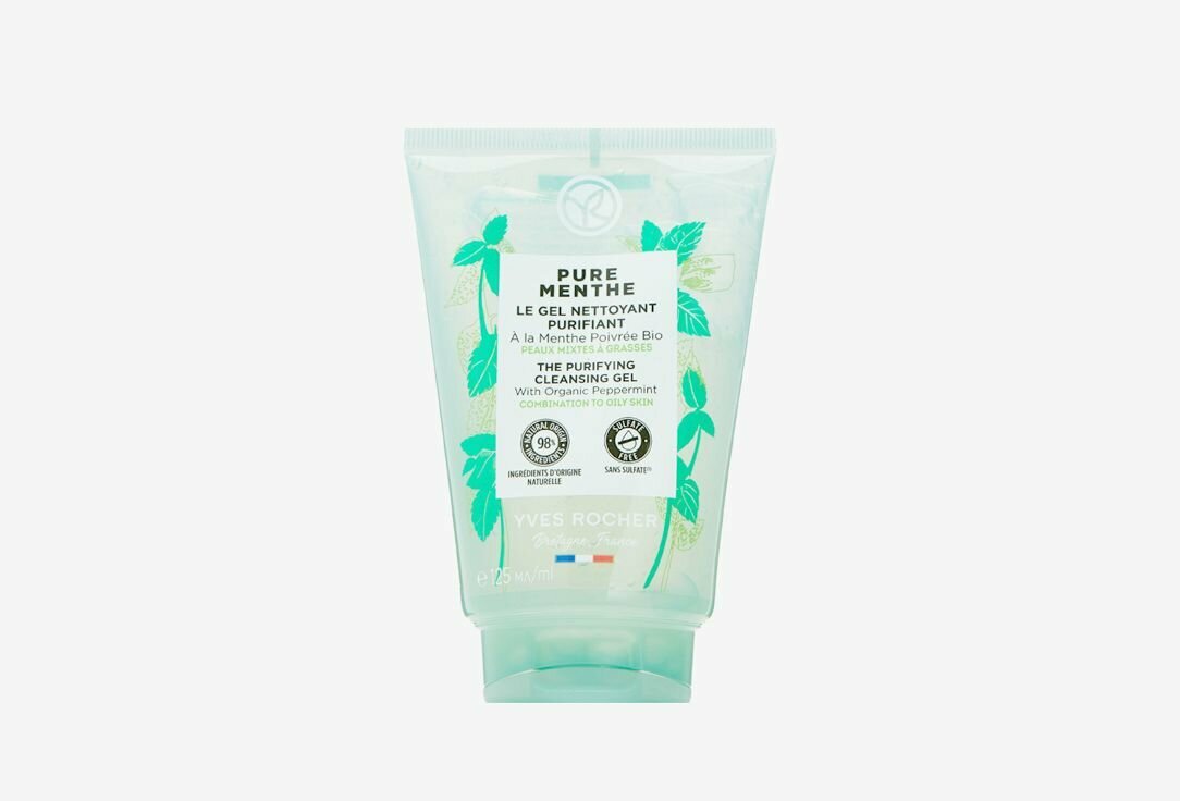 Очищающий гель для умывания YVES ROCHER Le Gel Nettoyant Purifiant 125 мл