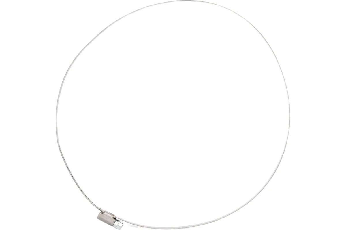 Червячный хомут MGF 200‑220/9 W2 из стальной резьбы для труб диаметра 200–220 мм