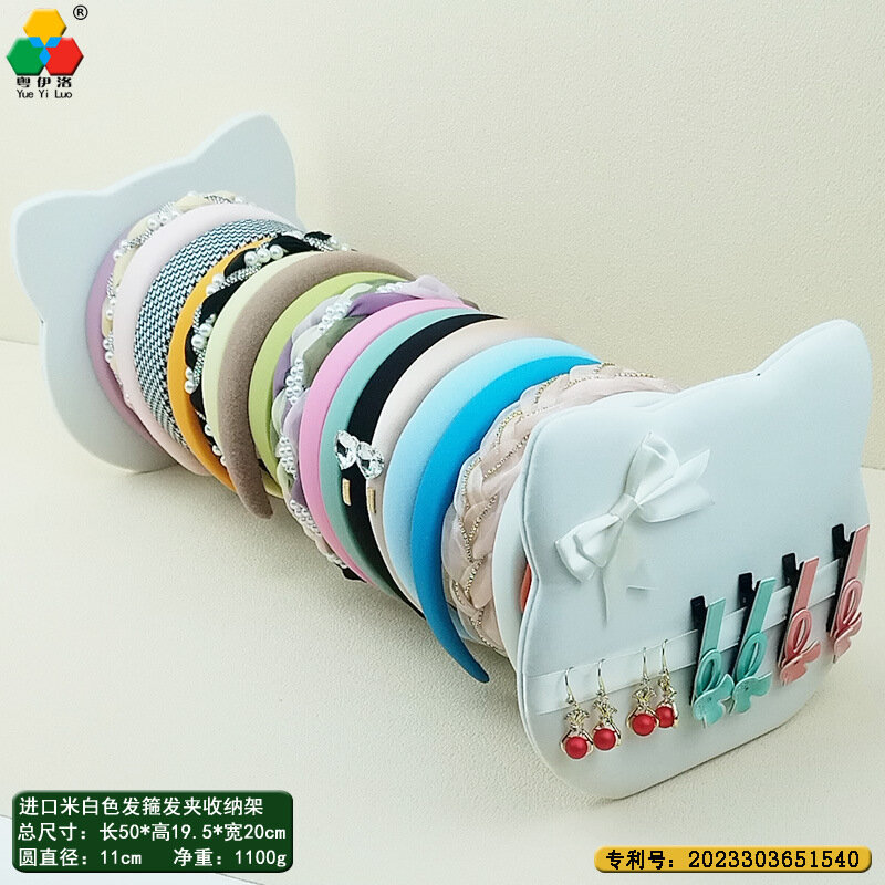 Мультяшный Кот, Галстук-Бабочка, Резинка для Волос, Аксессуары для Волос