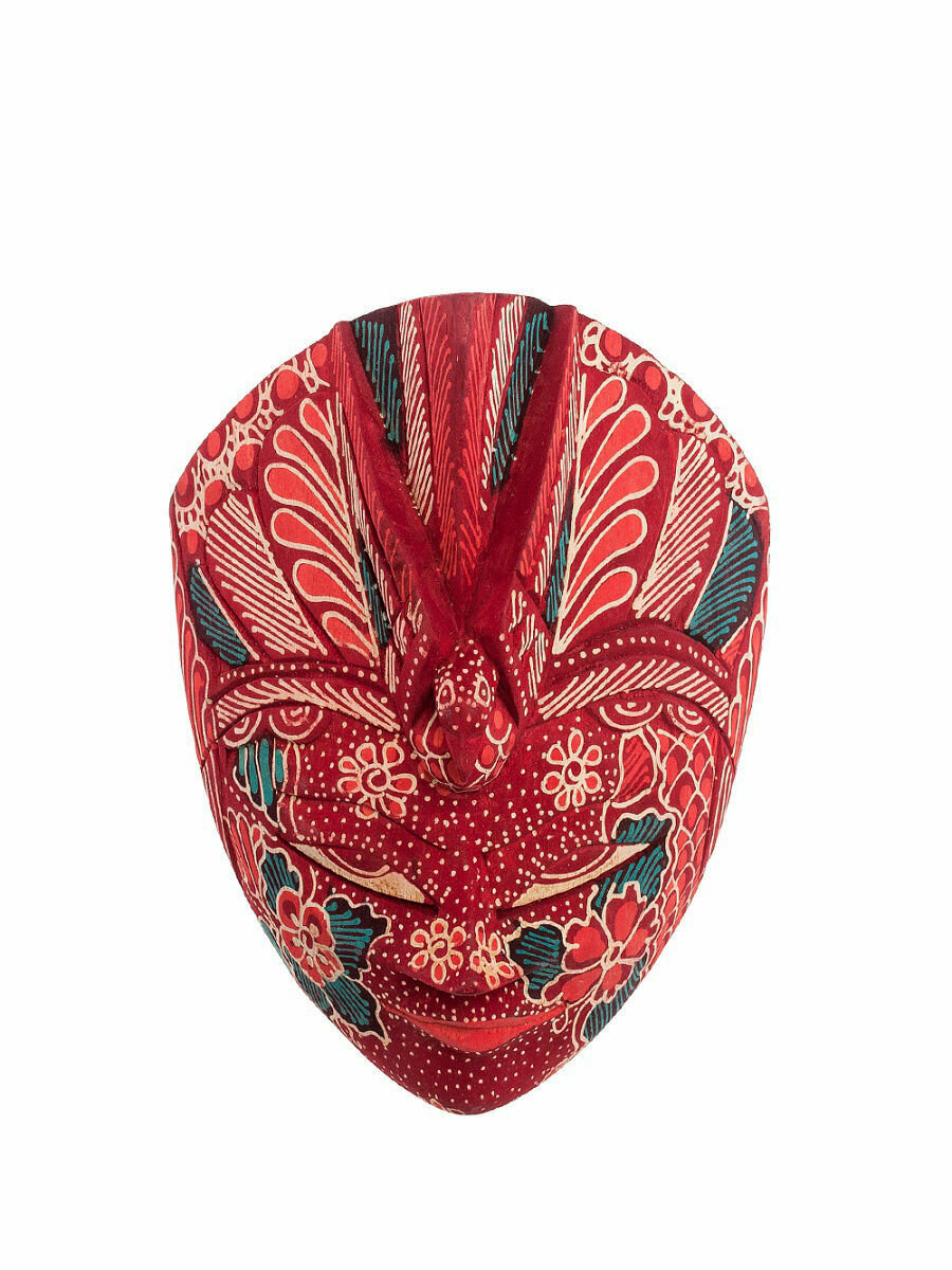 Маска "Райская птица" (батик, о. Ява) 20 см