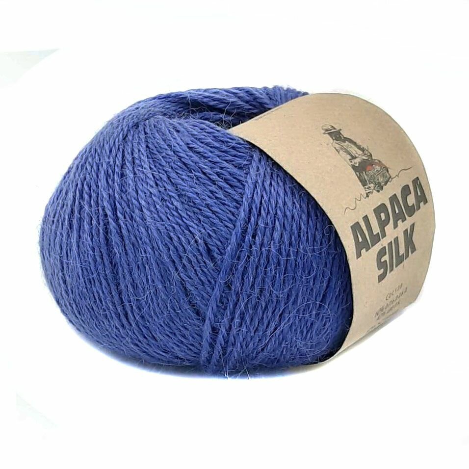 Пряжа Kutnor Alpaca Silk 1549 джинс (50г/150м, упаковка 10 мотков)