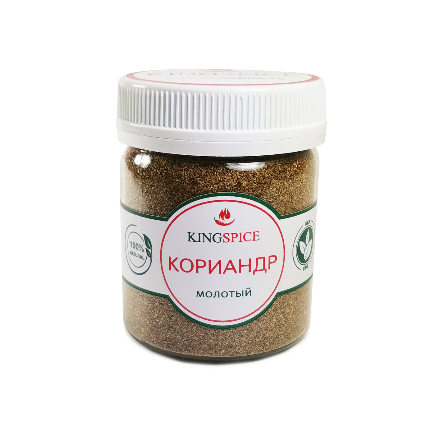 Кориандр KINGSPICE, молотый, для мяса, десертов, овощей, 90 г