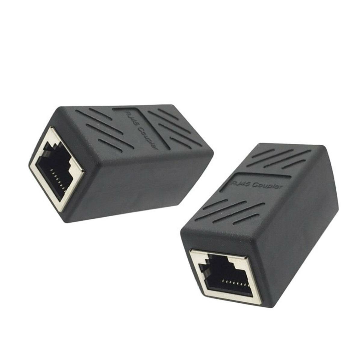 Удлинитель RJ45 «мама-мама» RJ45 Интернет LAN-коннектор Адаптер-соединитель Экранированный корпус RJ45 Сетевой LAN-кабел