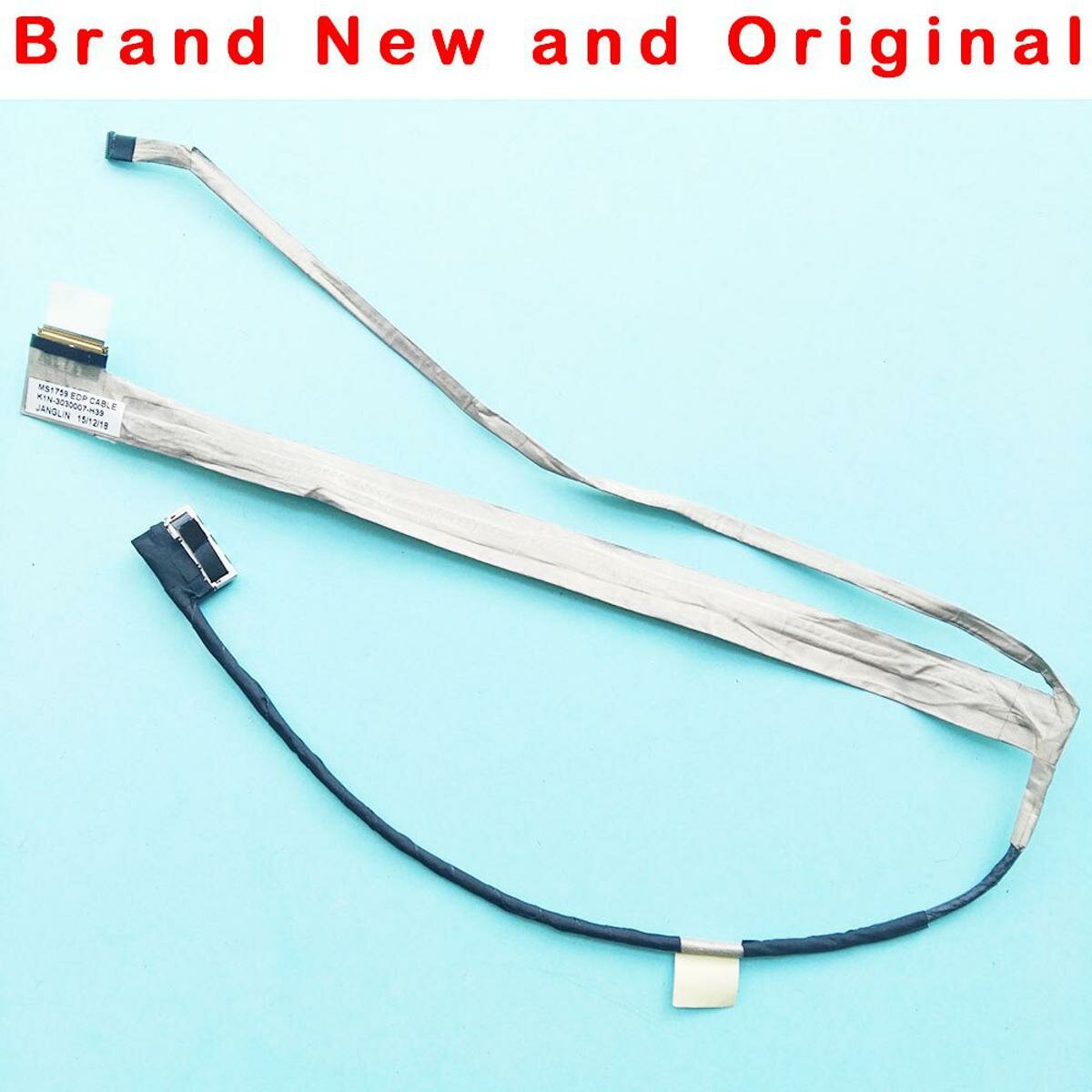 Новый оригинальный ЖК-кабель для ноутбука MSI MS1759 EDP CABLE LED lvds ЖК-экран кабель K1N-3030007-H39