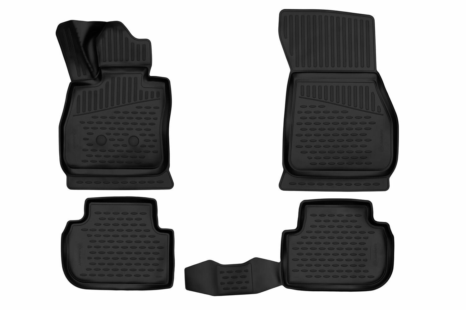 Коврики 3D в салон для BMW 1 серия F40 2019 - , 4шт. (полиуретан) арт. ELEMENT3DA58727210K