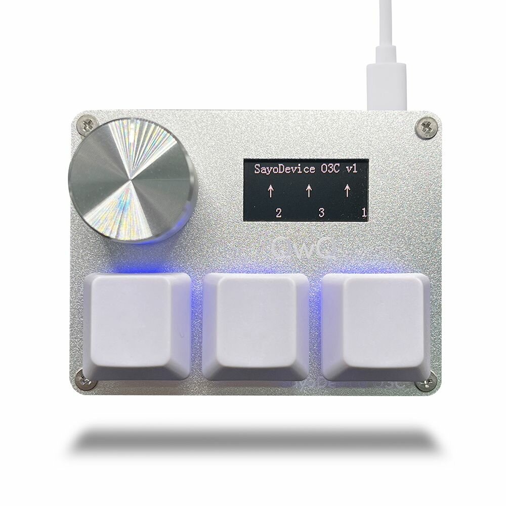 Клавиатура O3C "SayoDevice" OSU, магнитные переключатели Outemu, подсветка, русская раскладка