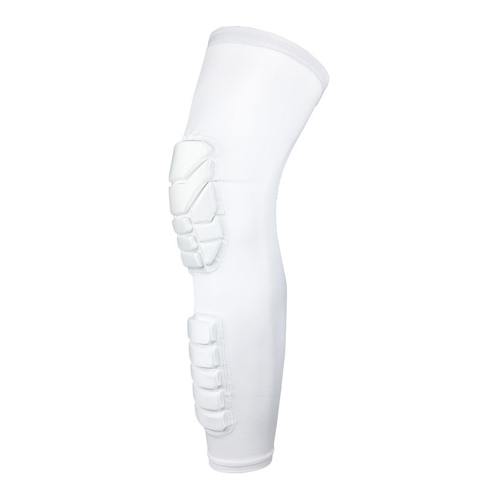 Трусы для колена с компрессией для баскетбола, защитные коленки для ноги, спортивные подручки для взрослых, цвет черный/белый, размеры M/L/XL, материал полиэстер/спандекс, вес 58-64г, в комплект входят 1 подручка для ноги с индивидуальными защитными