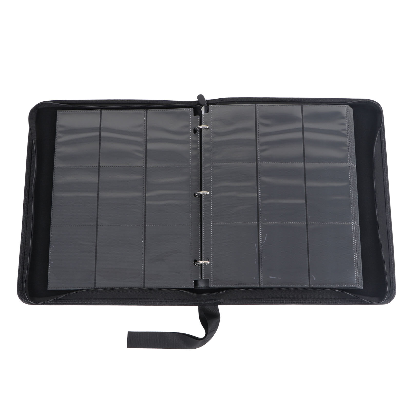 9-карманный альбом для коллекционных карточек, 40 черных картонных страниц, предотвращает сгибание, держатель для демонстрации, альбом для коллекционирования карточек.