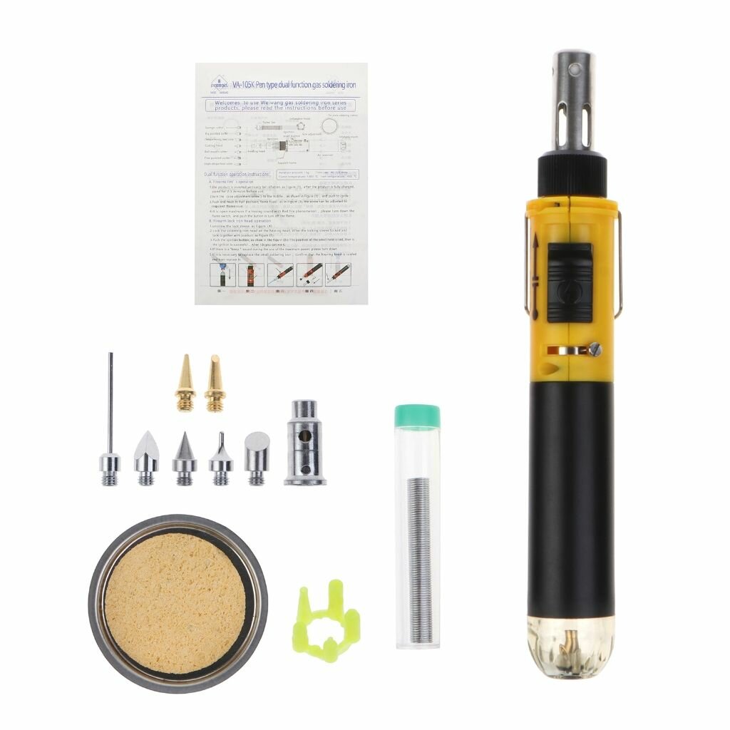 Набор газовых паяльников 10 в 1