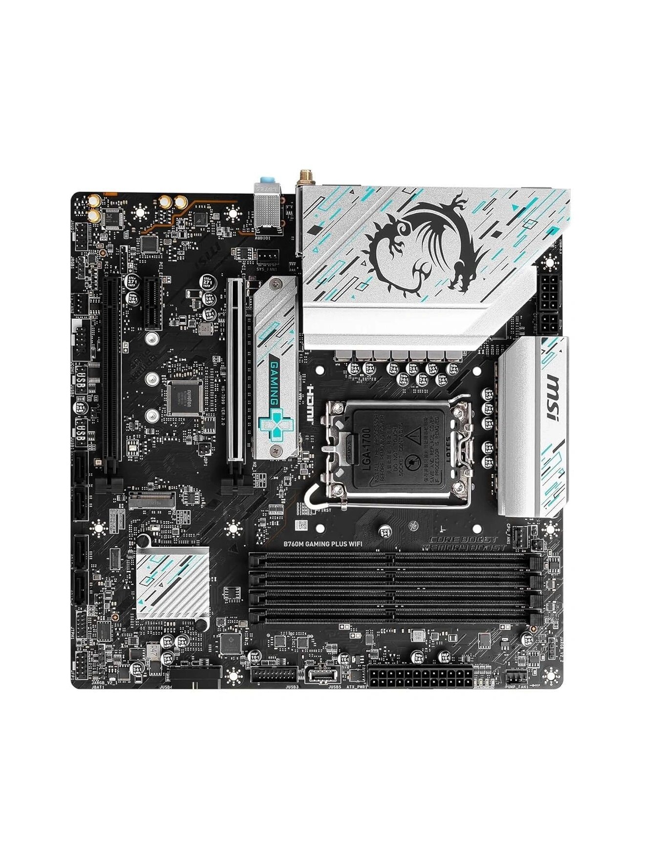 Материнская плата MSI B760M GAMING PLUS WIFI, Soc-1700, Intel B760, mATX