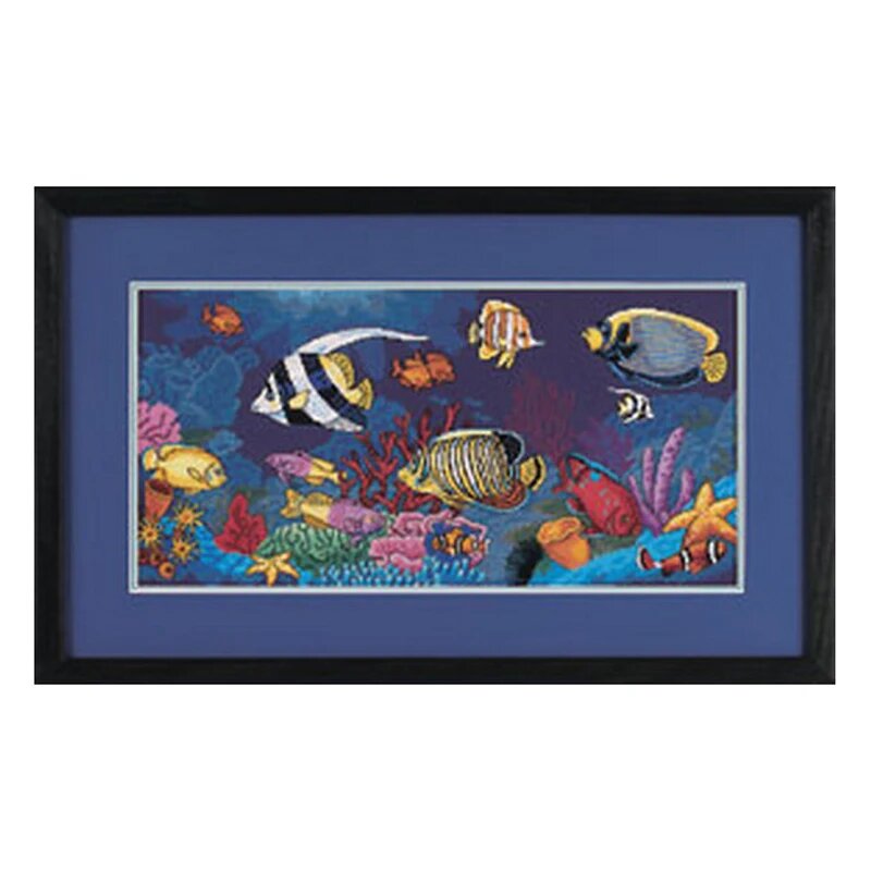 Набор для вышивки крестом Amishop Зимства Глубина 18CT Counted canvas