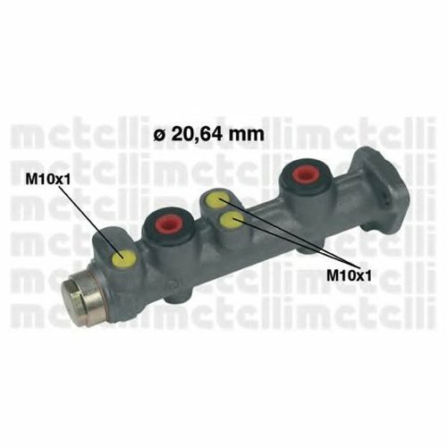 Главный тормозной цилиндр Metelli 050066 для Fiat Panda, Regata, Ritmo, Uno