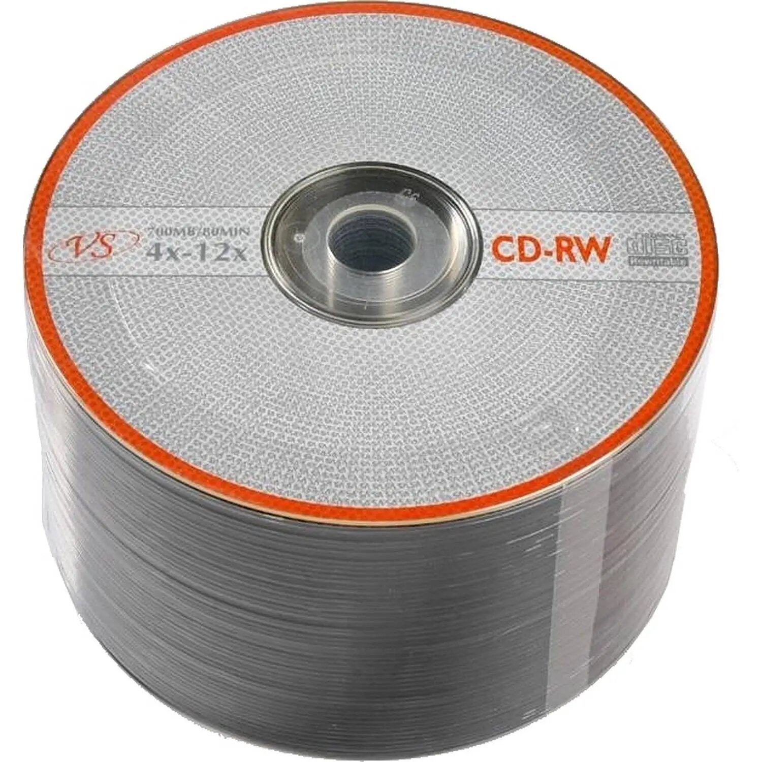 Носители информации VS CD-RW 700MB 4-12x Bulk/50