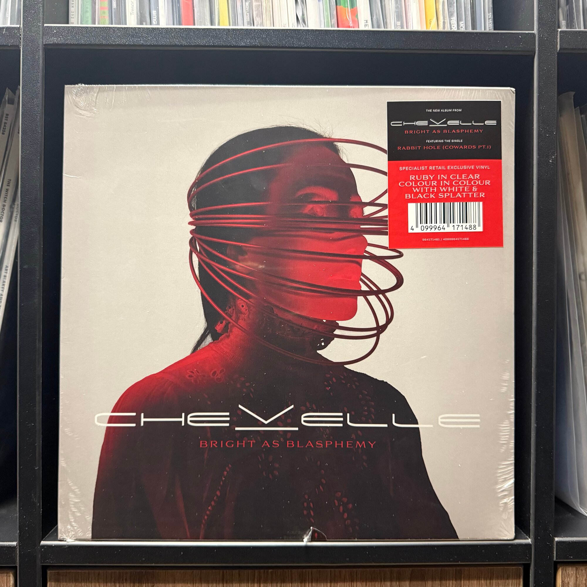Виниловая пластинка CHEVELLE - Bright As Blasphemy (still sealed, 'ruby in clear colour in colour with white & black' splattered vinyl LP) LP Винил