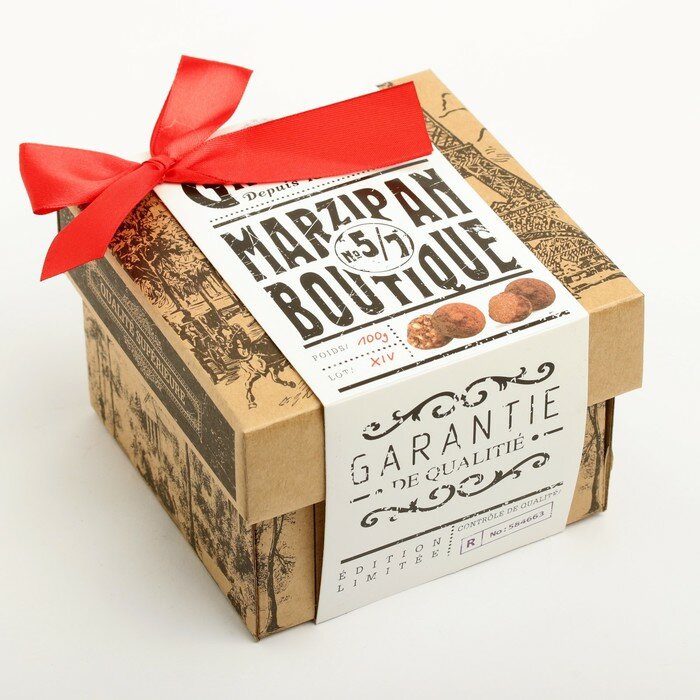 Конфеты марципановые Grondard Ассорти, подарочный набор, 100 г