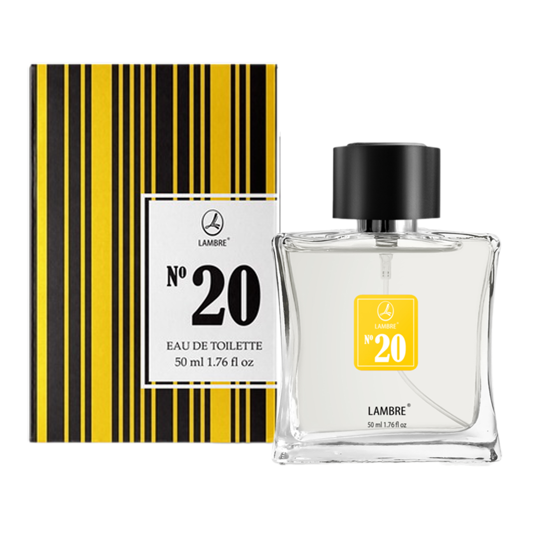 Туалетная вода LAMBRE 20, 50мл, мужская, фруктово-цитрусовая