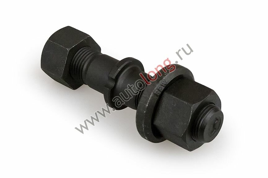 Болт для колеса, металл, M22x1,5, длина 22мм, резьба 22х2, чёрный