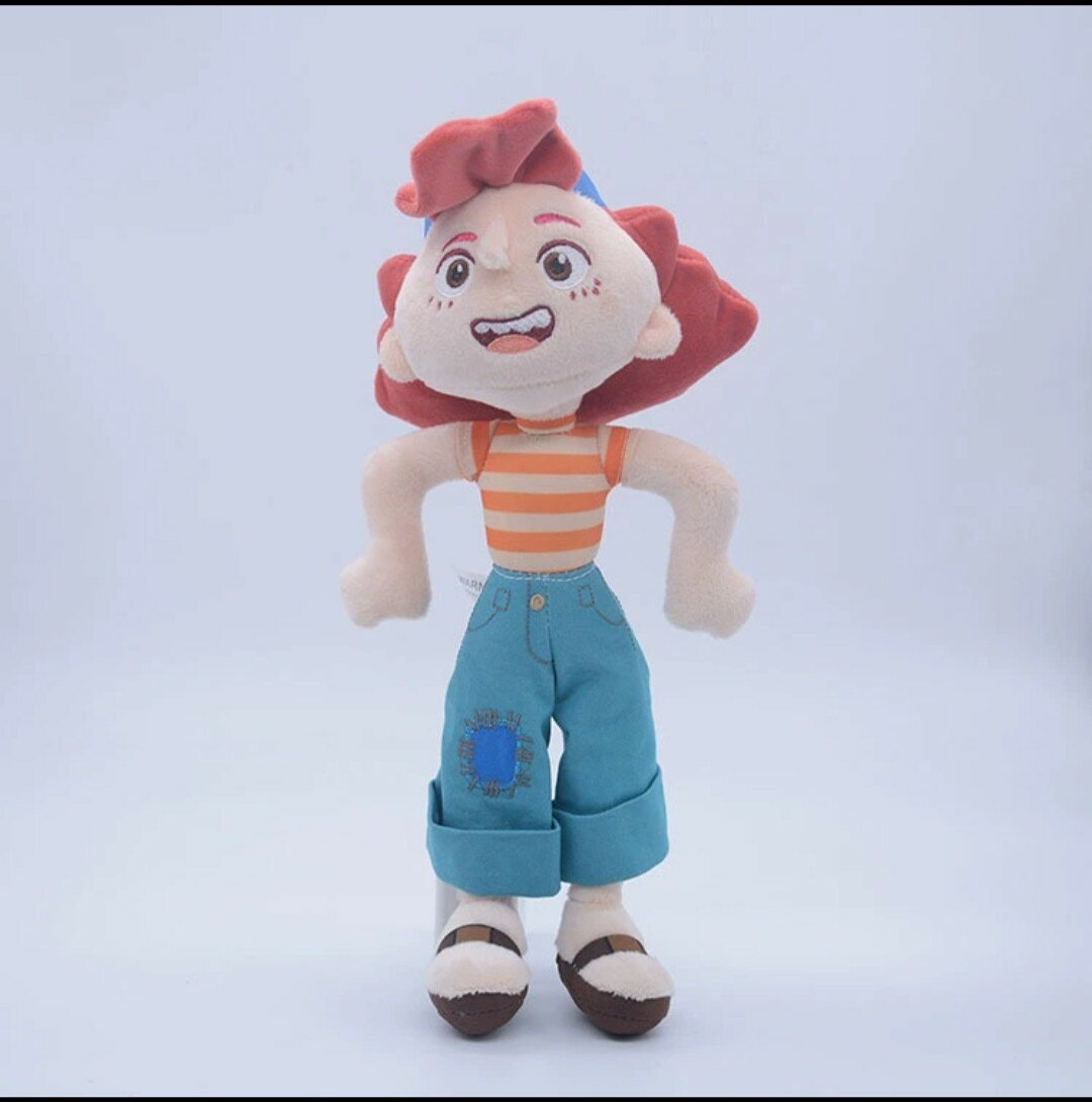 Плюшевая игрушка Pixar Luca Alberto морское чудовище 45 см персиковый цвет мягкая игрушка для детей