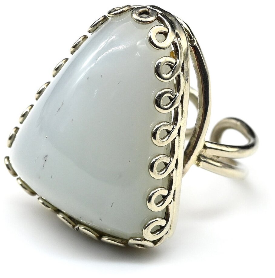 Кольцо, хризопраз