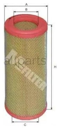 M-FILTER A549 фильтр воздушный!\ IVECO Daily/Grinta