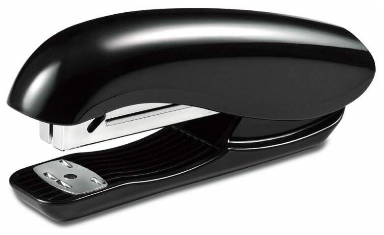 Степлер 20л Kw-Trio 5665black Dolphin 24/6 26/6 черный 150скоб металл/пластик